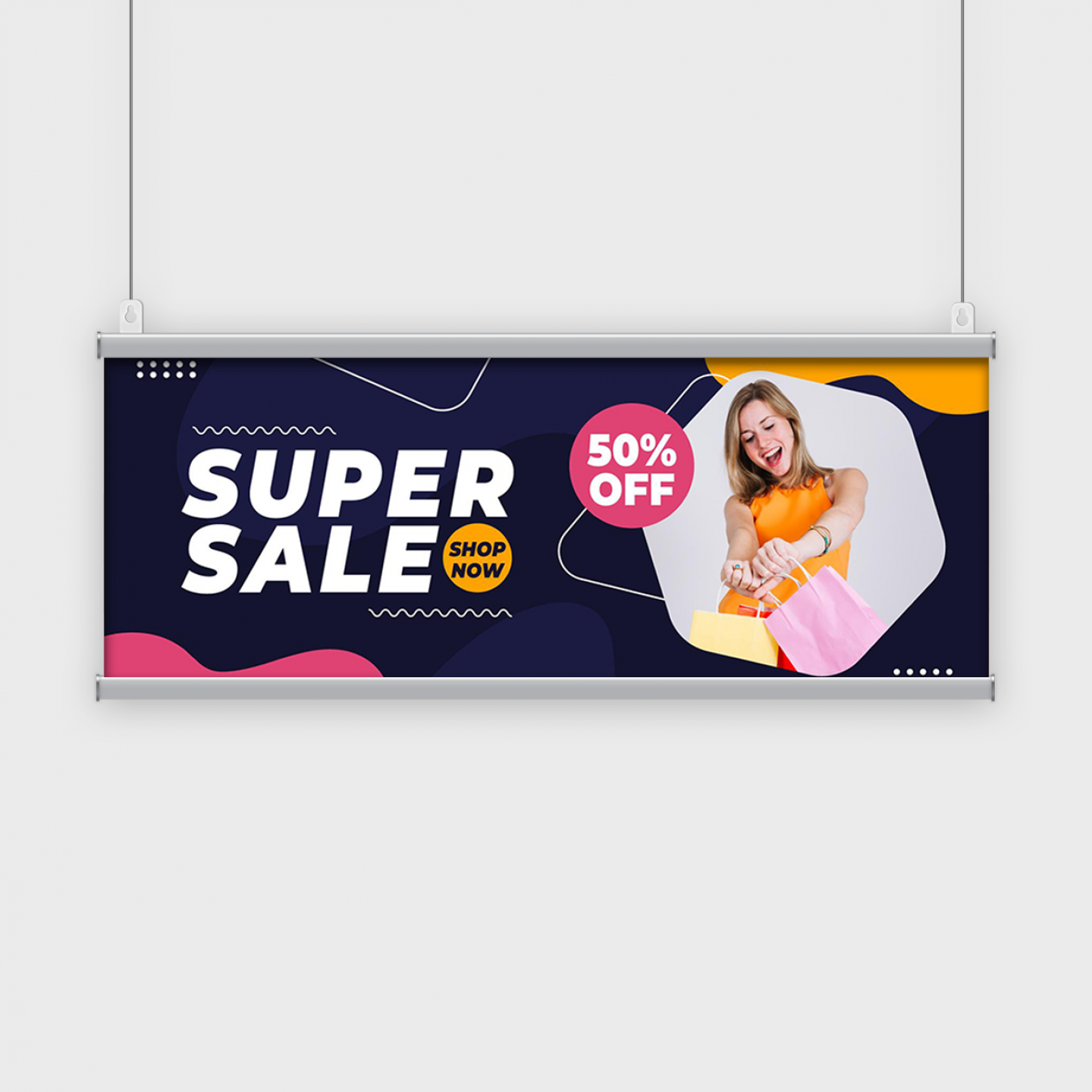 Snap Poster Hanger 48" (W) - Multiple Poster Size Solutions | 777Sign